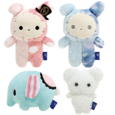 San-X Sentimental Circus Mini Stuffed Toy 4 Types Set Plush (Sky Blue ...