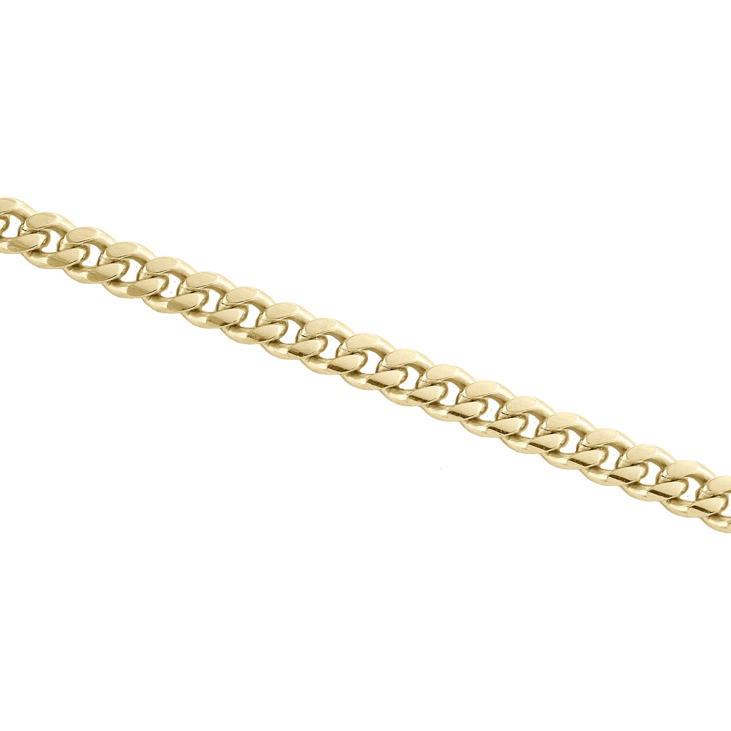10K Yellow Gold 5mm Solid Miami Cuban Link Chain Box Clasp Necklace 20 ...