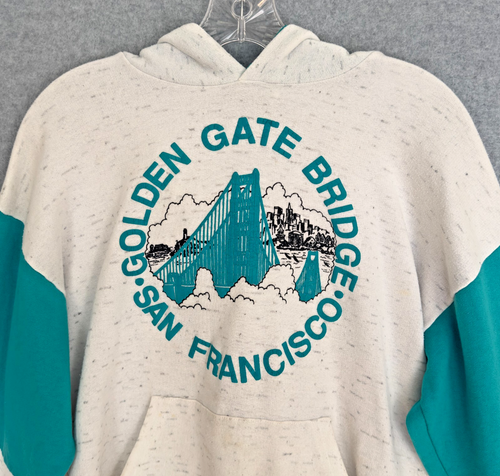 Golden Gate Bridge San Francisco Hoodie Sweatshirt Medium USA ...