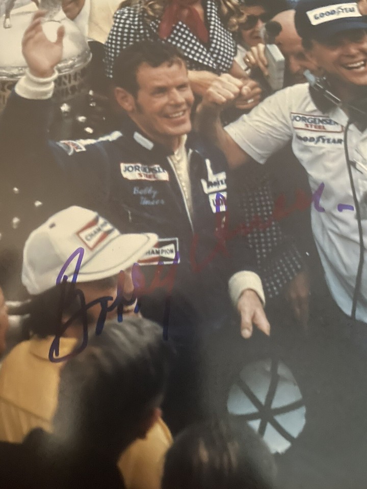 Authentic Autographed 8x10 Bobby Unser 1975 Indy 500 Winner Photo | eBay