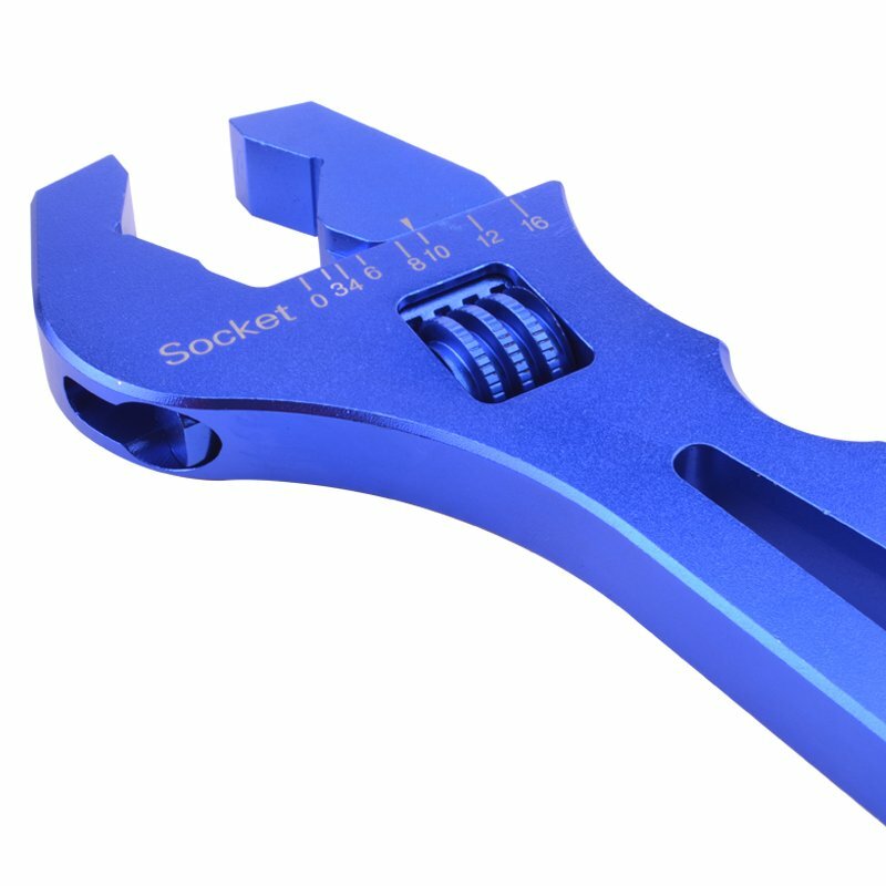 AN Hose Fitting Adjustable Wrench Spanner Lightweight Aluminum 3AN-16AN ...