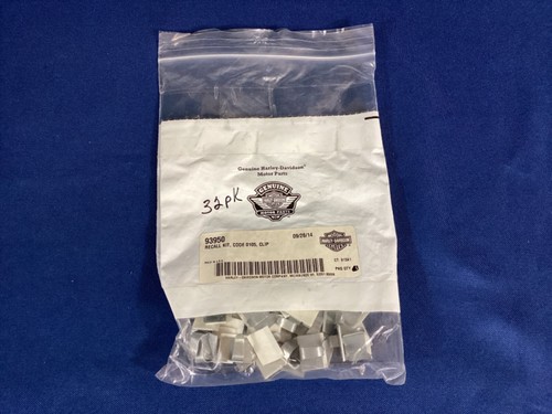 NEW (32 pack) OEM Harley-Davidson Wire Clips, Recall Code 0105, 93950 ...