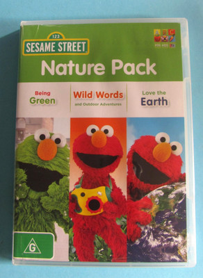 SESAME STREET Nature Pack DVD Being Green / Wild Words / Love the Earth ...