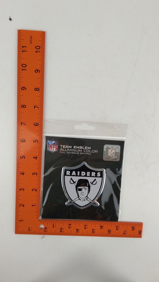 Pack of 2 Aluminum Football Decal Emblem NFL Las Vegas Raiders ...