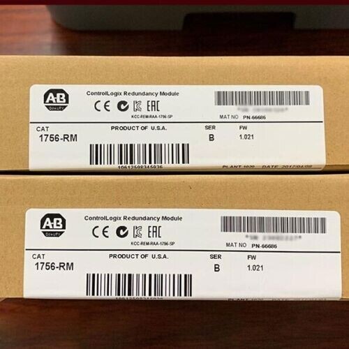 New Factory Sealed AB 1756-RM SER B ControlLogix Redundancy Module ...
