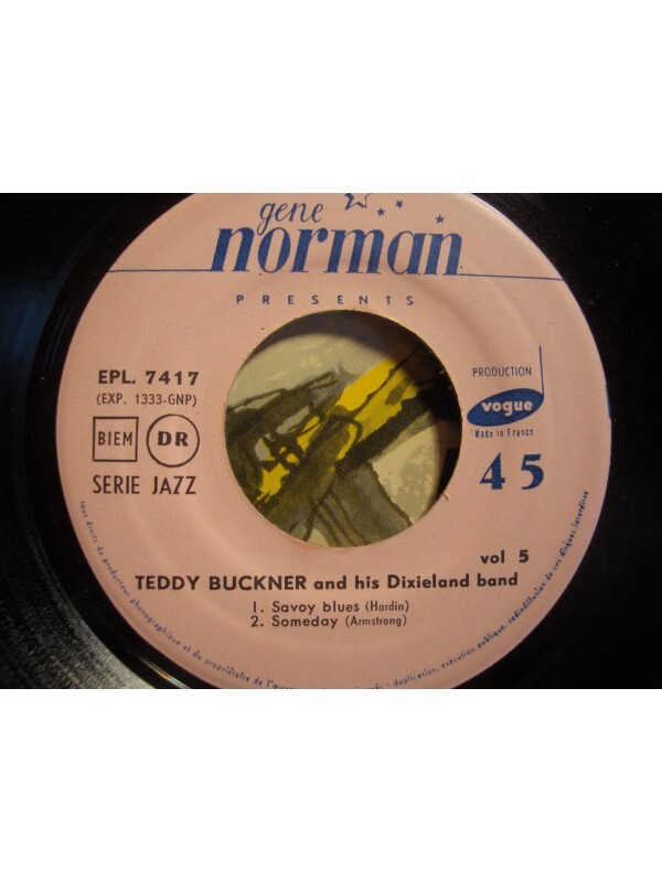 TEDDY BUCKNER potatoe head blues/savoy blues/someday EP 7" Norman VG++ ...