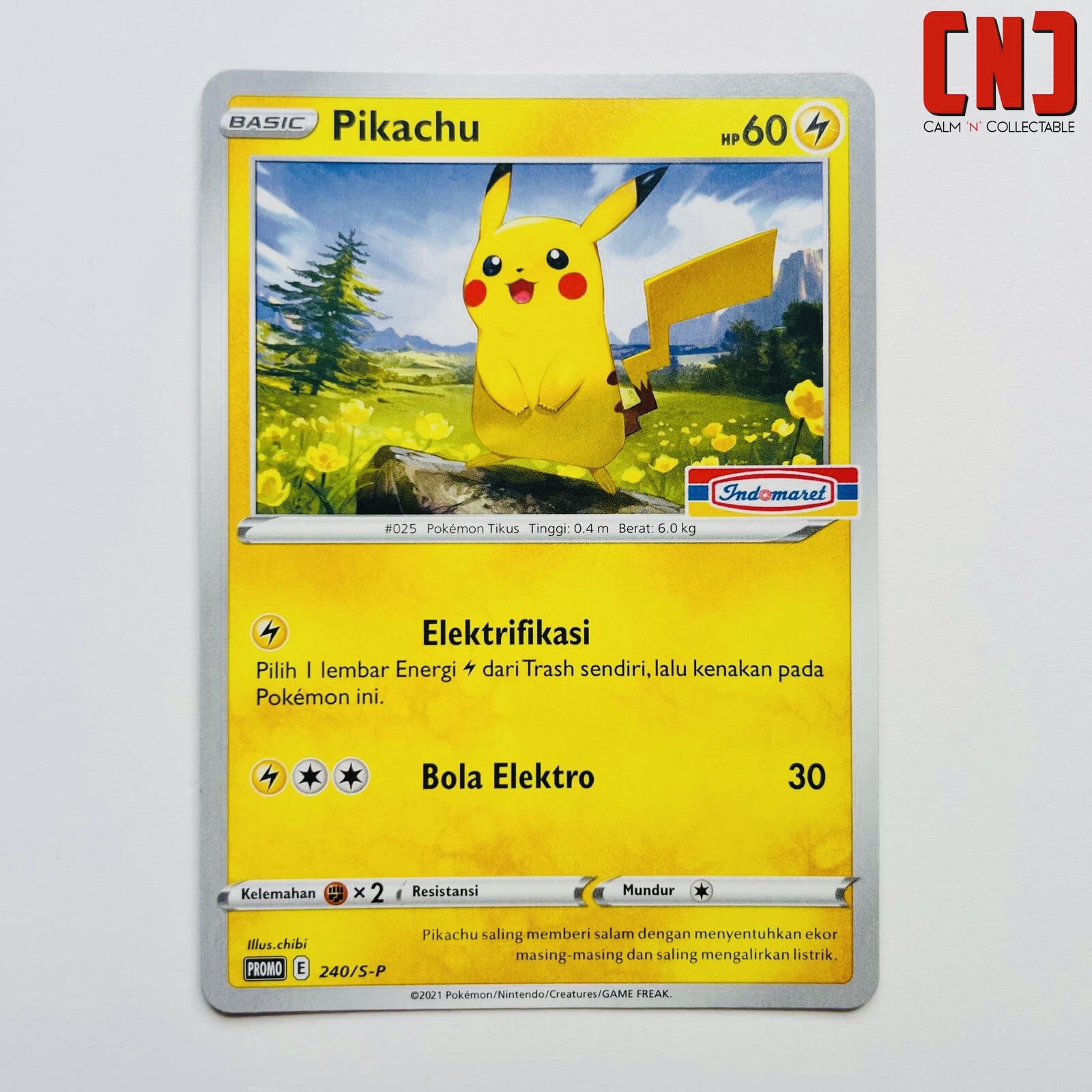 PRIZE PROMO Pikachu STAMPED Indonesian Indomaret Pokémon Card RARE ...