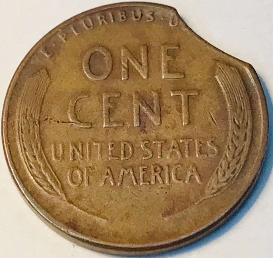 1944 Lincoln Wheat cent with curved clip | eBay