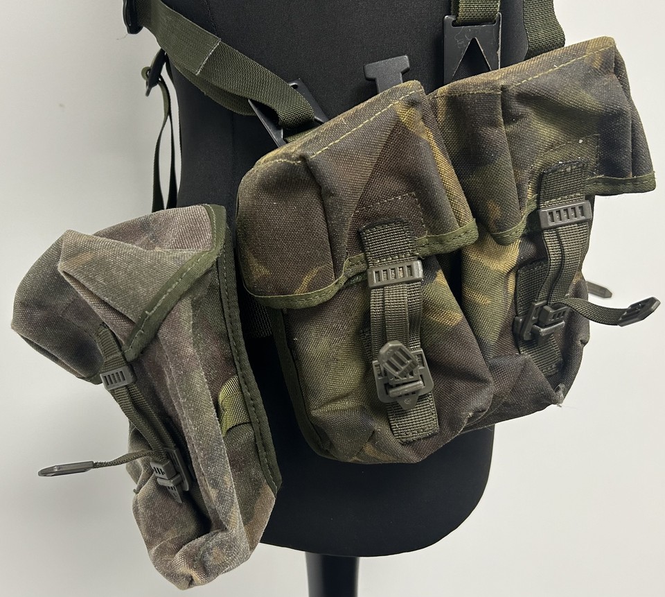 British Military Issue DPM Camo PLCE Full Webbing Rig Belt System | eBay