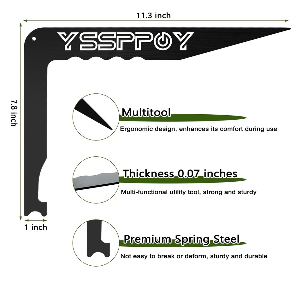 Upgraded 3-in-1 Firefighter Tools Pry Bar Tools for first responders ...