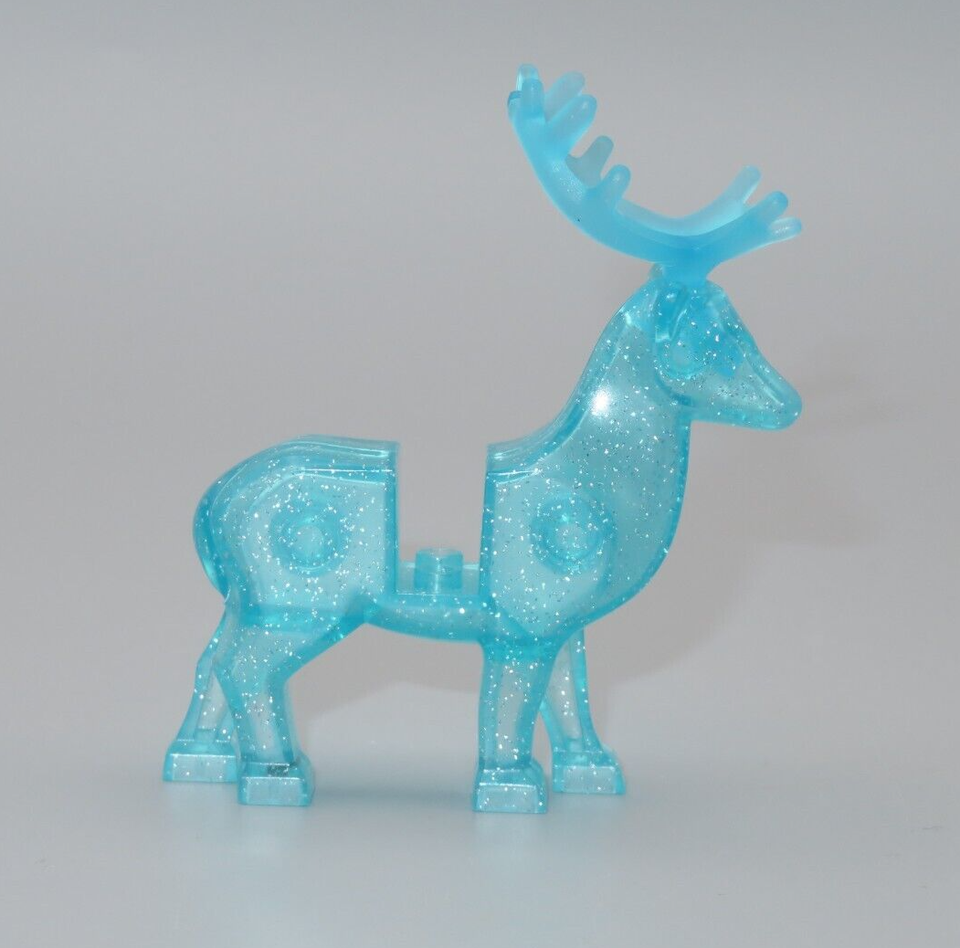 Lego New Stag Reindeer Trans blue minifigure animal Harry Potter 75945 ...