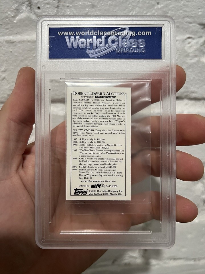 2000 Topps MLB Fanfest T-206 Fanfest Honus Wagner WCG 10 Gem Mint | eBay
