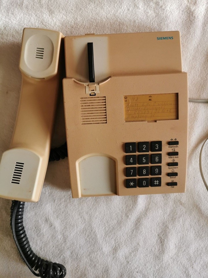 Siemens Euroset 810, analoges Telefon - Made in Germany, schönes altes ...