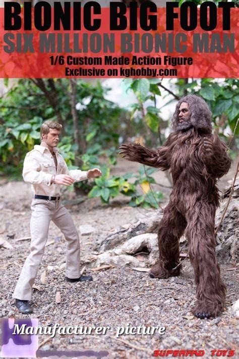 1/6 Supermad Toys limited edition Six million Bionic man/Bigfoot deluxe ...