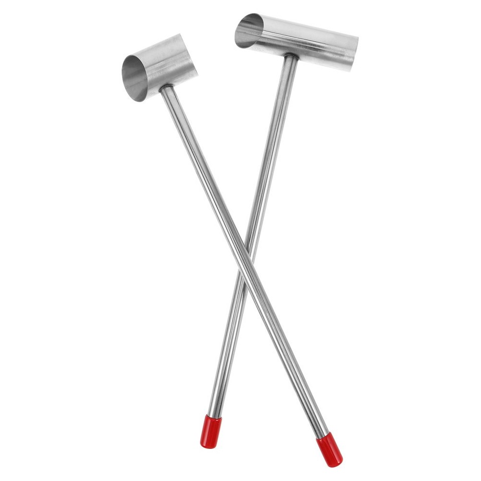 2pcs Cotton Candy Sugar Spoon Set - Stainless Steel Marshmallow Machine ...