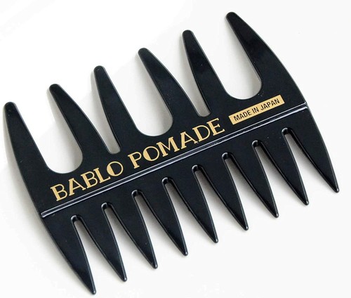 BABLO POMADE Men's Original Mesh Comb Coarse type Hair Set Barber Style BK | eBay Australia