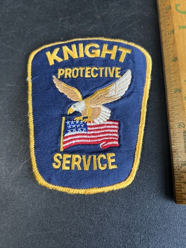 Vintage Obsolete Police Patch Knight Protective Service- Used | eBay