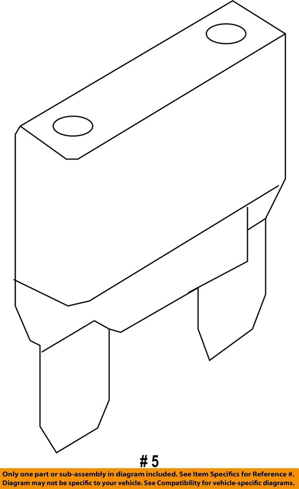 FORD OEM 02-23 E-150 Electrical Fuse Relay-Maxi Fuse E9TZ14526D | eBay