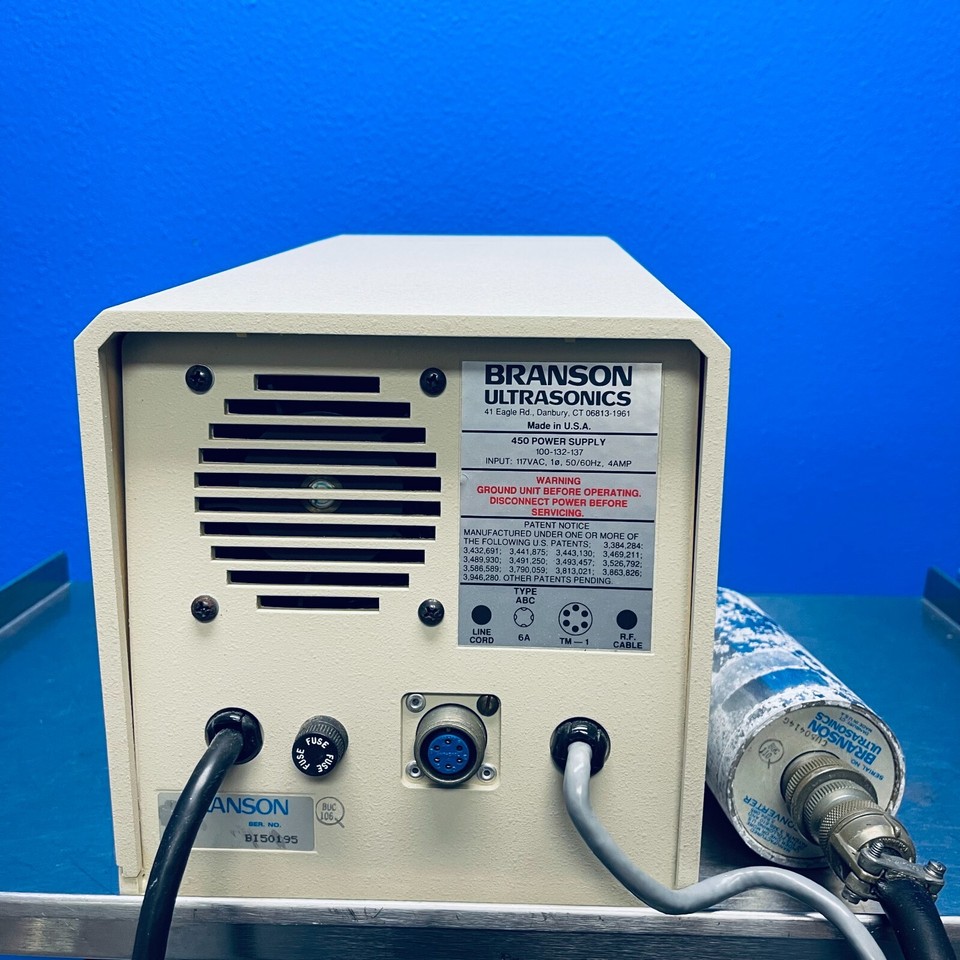 Branson 450 Sonifier Ultrasonic Processor and Cell Disruptor with ...