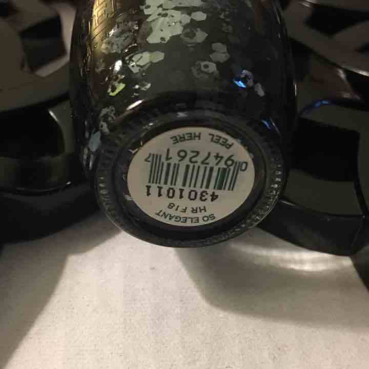 NEW OPI Black Silver Sparkle Polish Gwen Stefani Nail Effects Elegant ...
