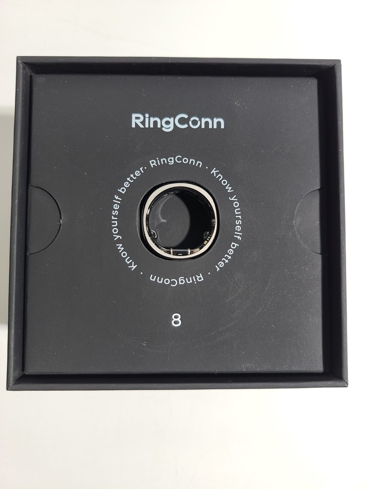 RingConn Smart Ring Fitness Sleep Health Tracker Midnight Black Gen 1 ...