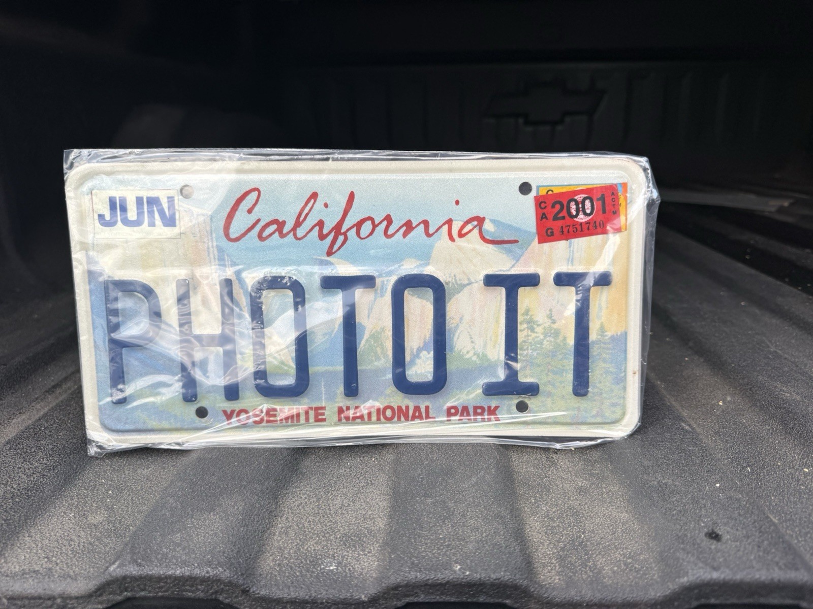 California Yosemite National Park License Plate PHOTO IT Auto Tag | eBay