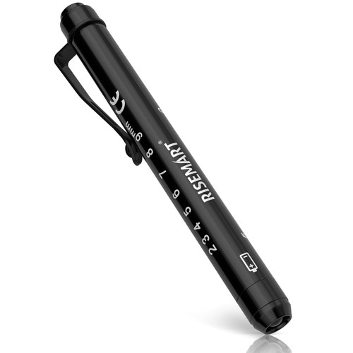 RISEMART Pen Lights for Nurses Reusable Medical Pen Light with Pupil ...