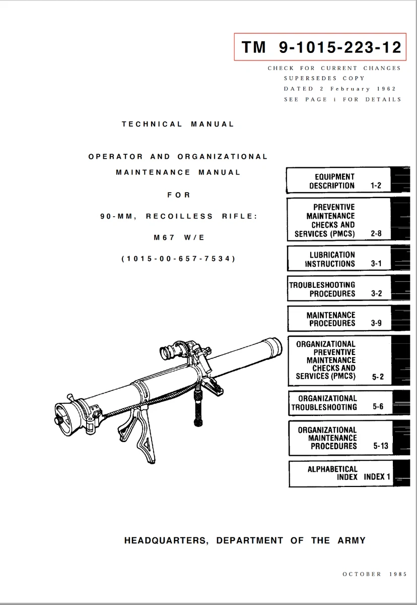 M67 Recoilless Rifle