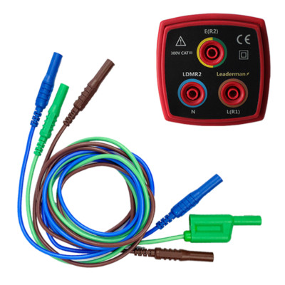 LDM-KEWR2 Test Leads For Kewtech KT63 - KT64 - KT65 MFT + LDMR2 Mains ...