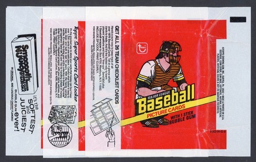 1978 Topps Baseball Wax Pack Wrapper Lot of 3 Eddie Murray Paul Molitor ...