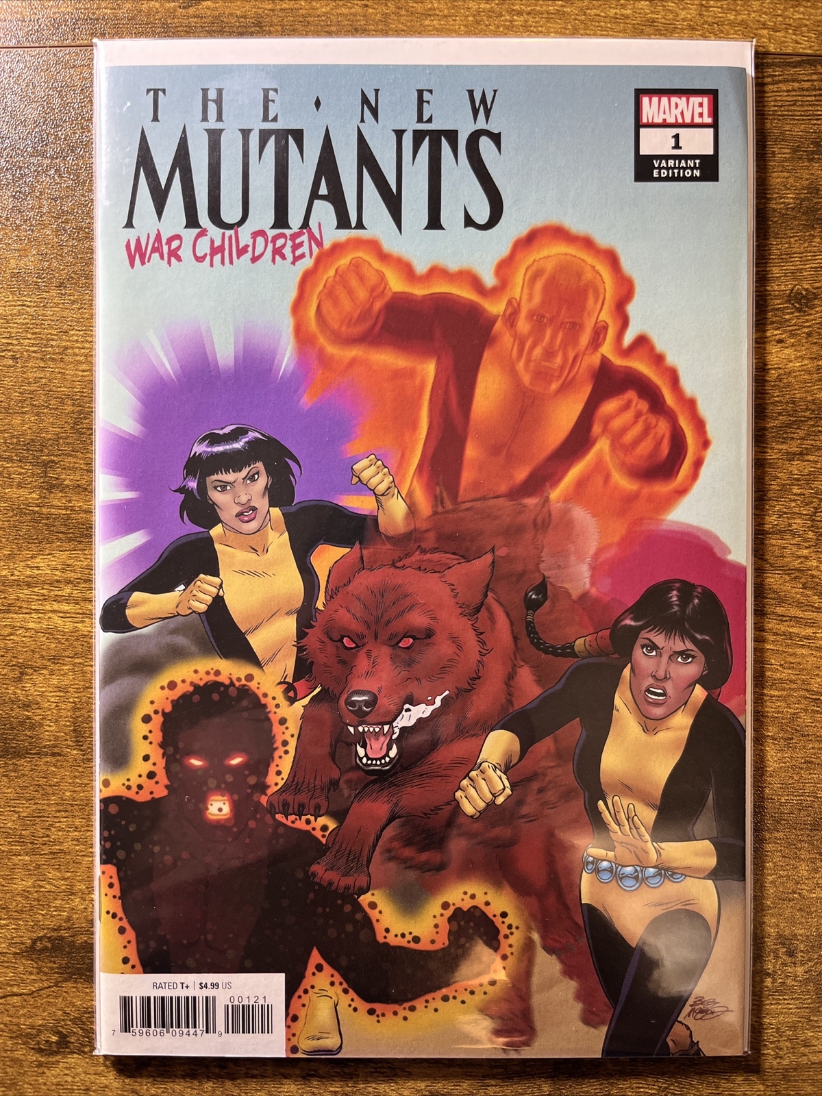 NEW MUTANTS WAR CHILDREN 1 NM/NM+ BOB MCLEOD VARIANT COVER MARVEL ...