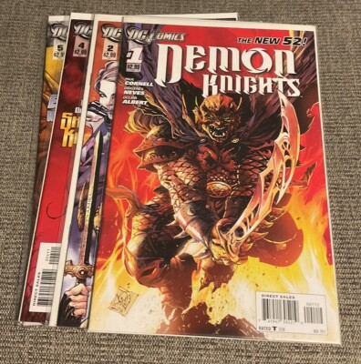 DEMON KNIGHTS 1 2 4 5 DC'S NEW 52 - SOLID VF / 4 Comic Lot | eBay