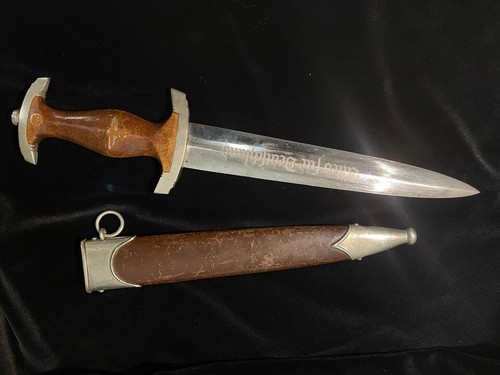 WW2 SA DAGGER - E. P. & S. SOLINGEN - Ernst Pack & Sohne Makers Mark ...