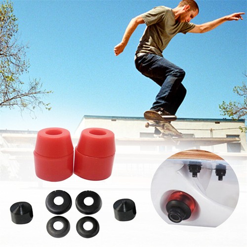 4pcs Skateboard PU Cushion Skateboard Shockproof Wheels Axle Bushings ...