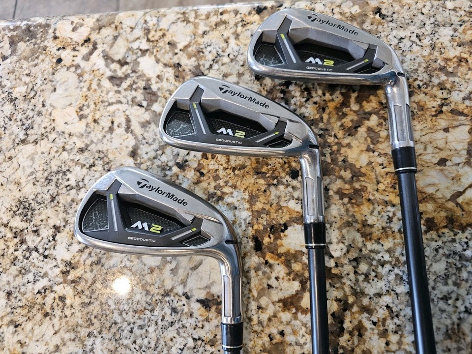 TaylorMade M2 Irons set 6,7,8 M2 Reax 65 Graphite | eBay