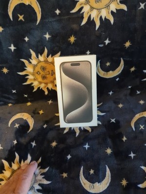 Original BOX, STICKER & MANUEL for Apple BLACK TITANIUM 256GB iPhone 15 ...