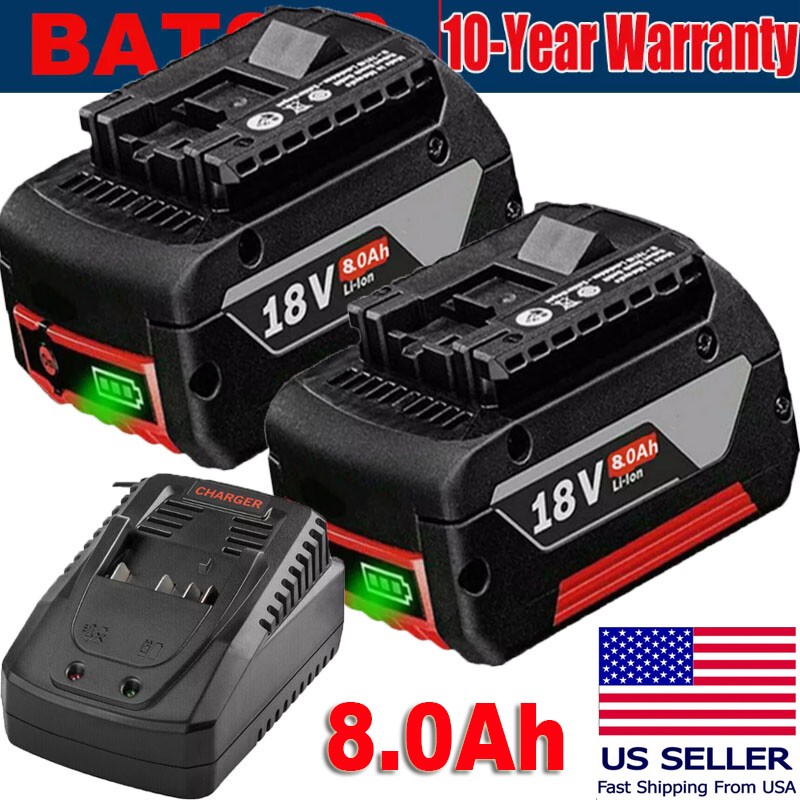 BAT609 For BOSCH 18V CORE 18 Volt 8.0Ah High Performance Battery BAT618 ...