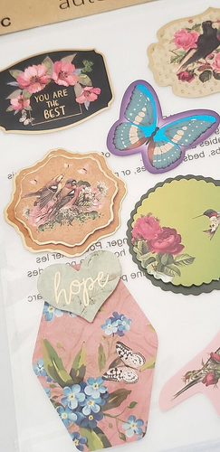 CRAFTER'S SQUARE Paper Crafts BIRDS & BUTTERFLIES Dimensional Stickers ...