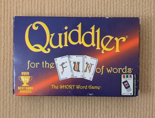 Quiddler - "for the FUN of Words" Card Game 1-8 Players, Ages 8+ (1998 ...