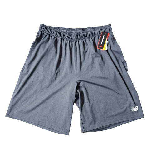 New Balance Tech Short Baseball Men XL x 10" Gray Gym Lift Performance ...