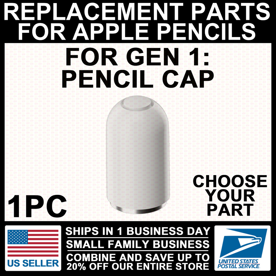 Replacement Tip/Cap/Charging Adapter for Apple Pencil 1st/2nd Gen 1/2 ...