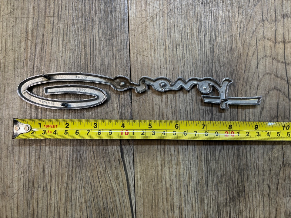 1965 66 DODGE CORONET B BODY NOS MOPAR FRONT FENDER SCRIPT EMBLEM ...