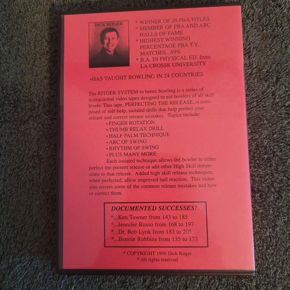 Norm Duke - Learn to Bowl Competitively DVD + 2 Other Bonus Learrn To ...