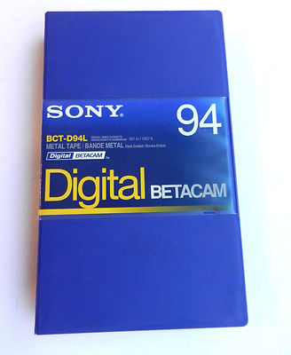 Sony BCT-D94L 94 Minute Large Digital Betacam Tape Digibeta New | eBay
