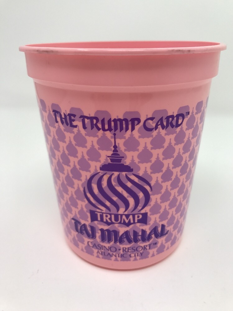 Trump Coin Chip Slot Machine Cup Trump Taj Mahal Casino Atlantic City ...
