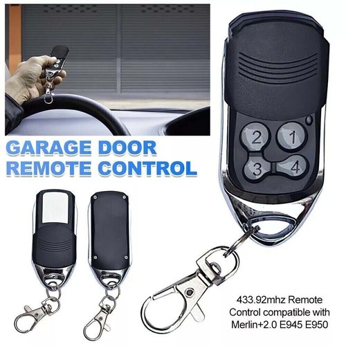 2pcs For Merlin Garage Door Opener Remote Key Control Set E945M E950M ...