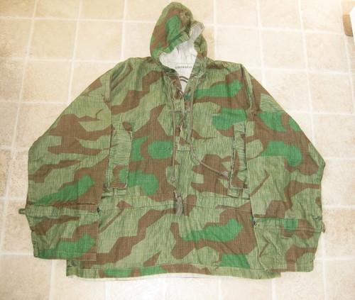 ORIGINAL WW2 GERMAN ARMY HBT SPLINTER CAMO CAMOUFLAGE SMOCK,RARE!! | eBay