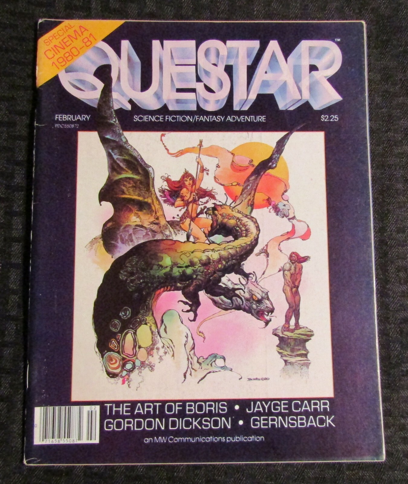 1980 Feb QUESTAR Science Fiction Magazine #11 FN+ 6.5 Boris Vallejo ...