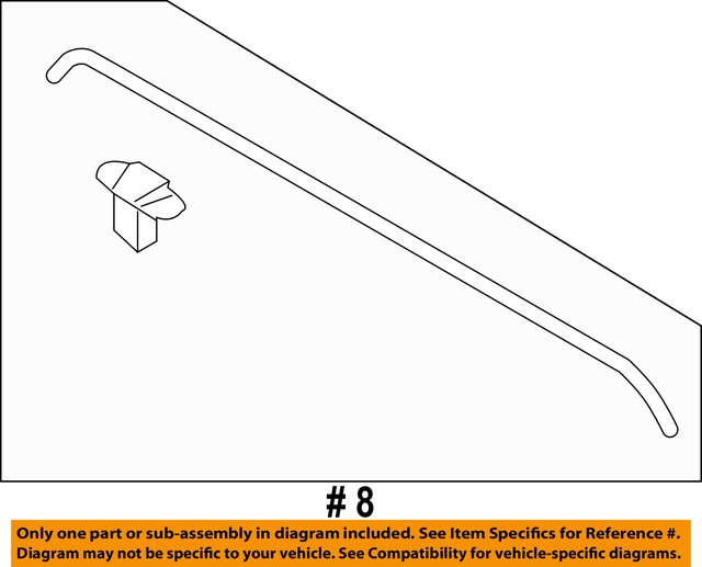MITSUBISHI OEM Outlander Sport Hood-inner Weatherstrip Weather Strip ...