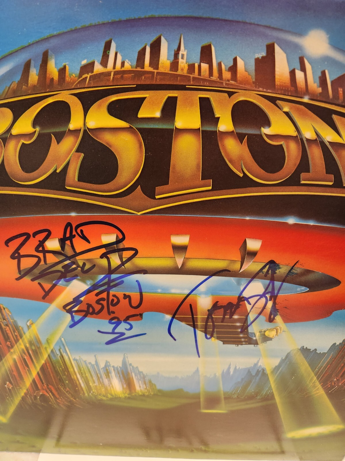 Autographed Boston Dont Look Back Album...Delp/Scholz...Epperson Cert ...
